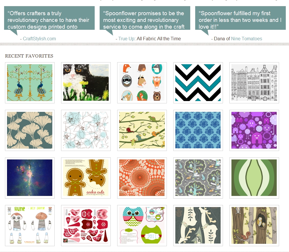 Fun Fabric Friday : Spoonflower Make Your Own Fabric | Chic Tweaks ...